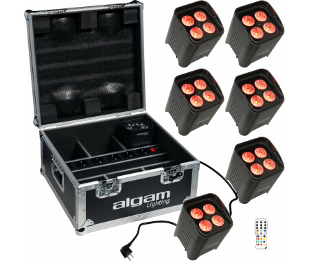 Algam Lighting EVENTPAR412 HEX IP Akku LED Tourset