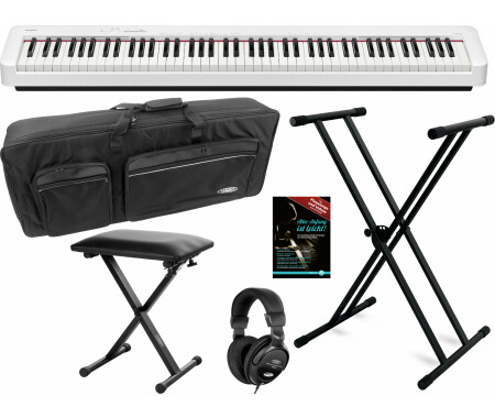Casio CDP-S110 WE E-Piano Set Stage Bianco